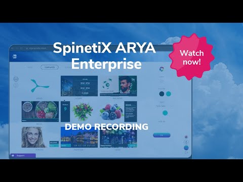 Spinetix Arya Enterprise The Digital Signage Cloud For Av Integrators