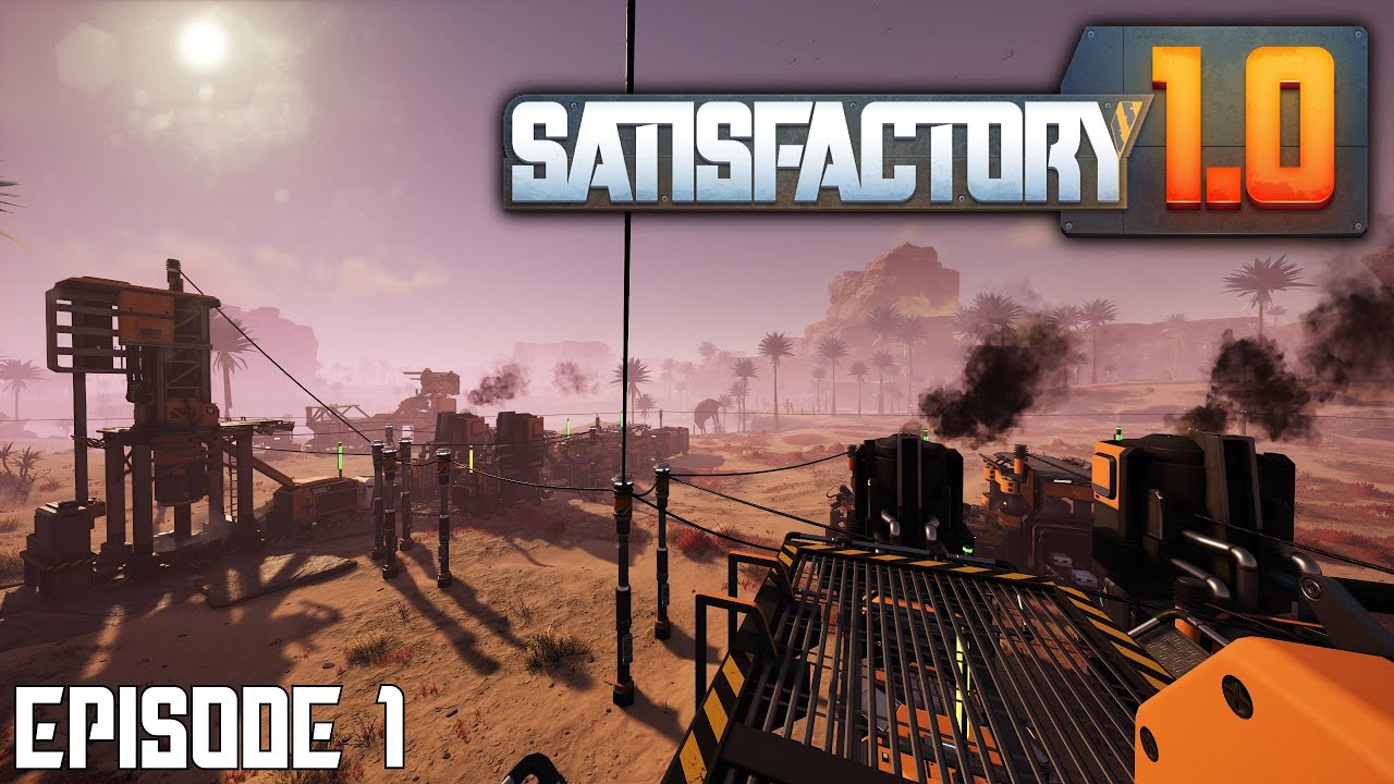 The Industry Begins Satisfactory 1 0 E 1 Youtube