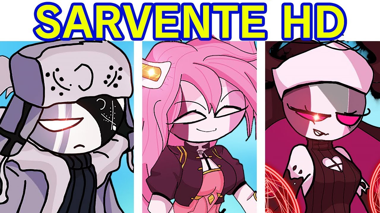 Friday Night Funkin Vs Sarvente S Mid Fight Masses Hd Full Week Ruv