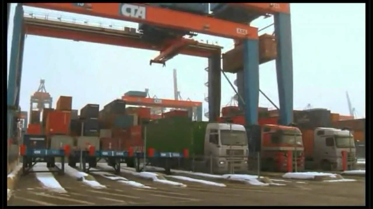 Life In A Container Sea Port Youtube