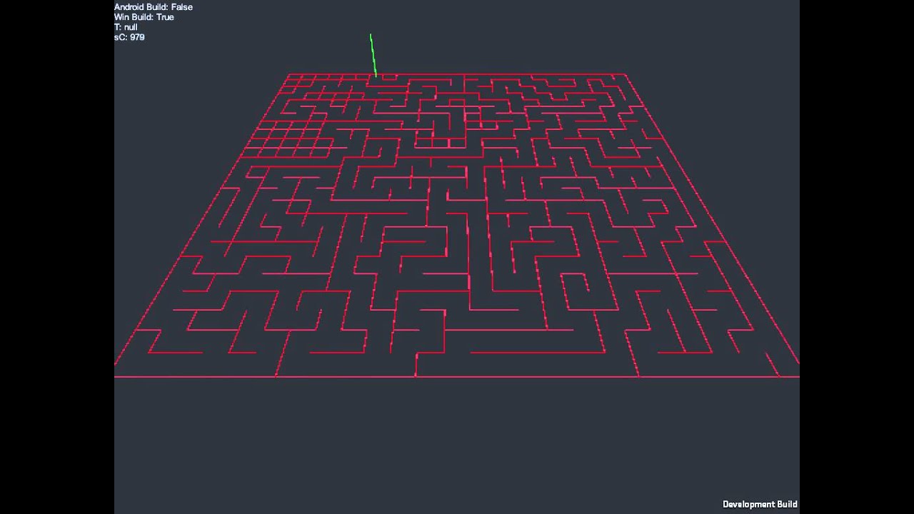 Unity Random Maze Generator