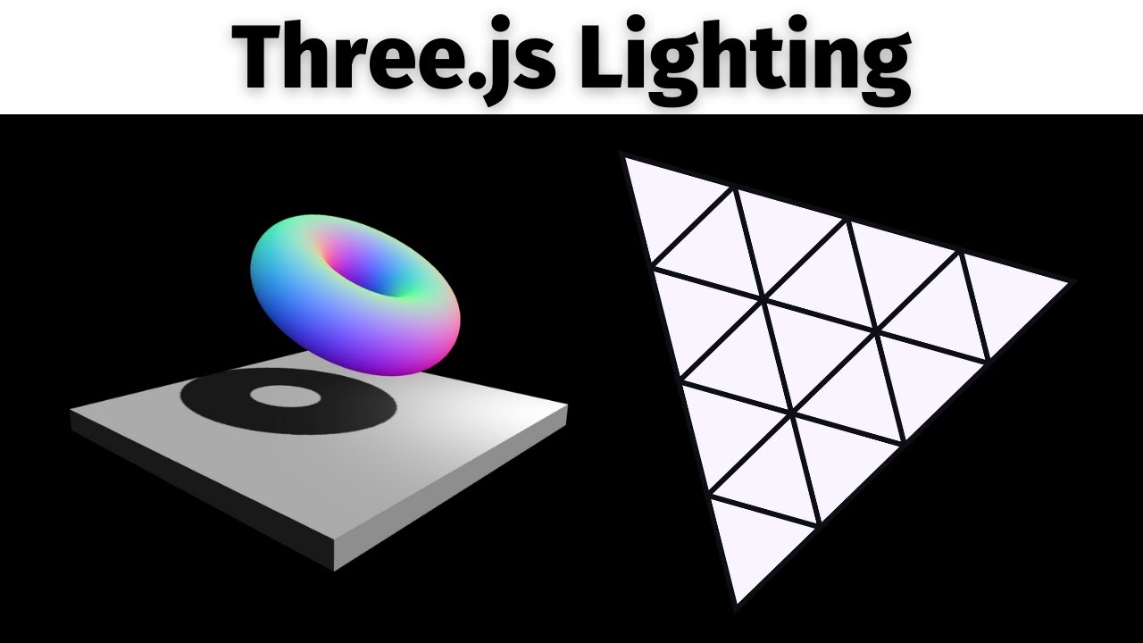 Three Js Lighting Tutorial With Examples Youtube