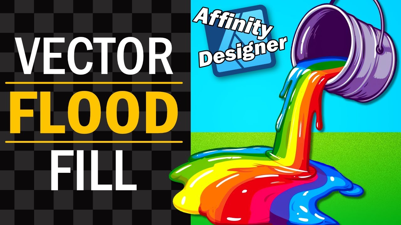 Vector Flood Fill Tool Part 1 Tutorial For Affinity Designer Youtube