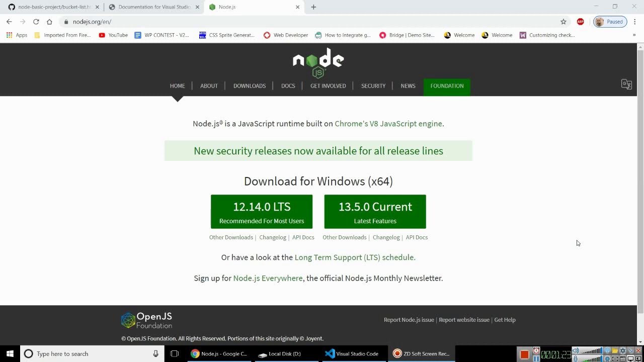 Creating Node Project Polewflower