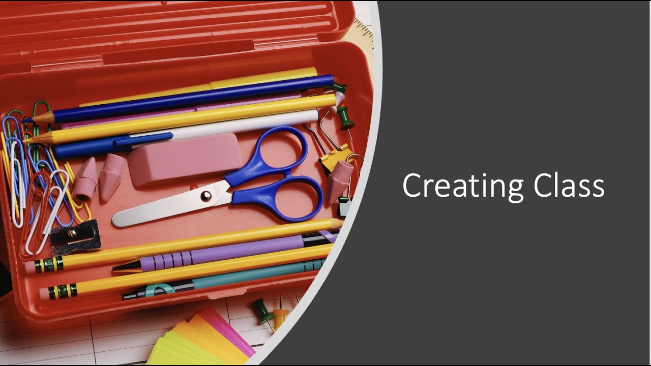 26 Creating Class And Object Youtube