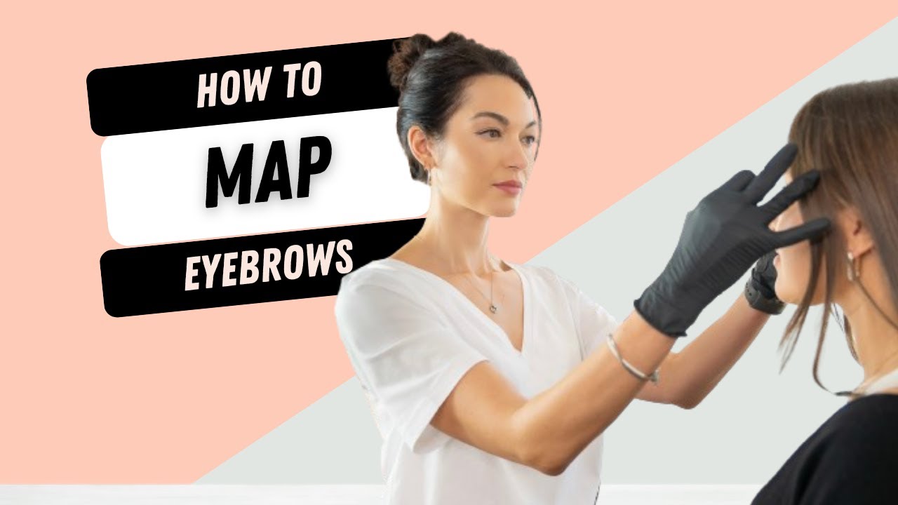How To Map Eyebrows Youtube