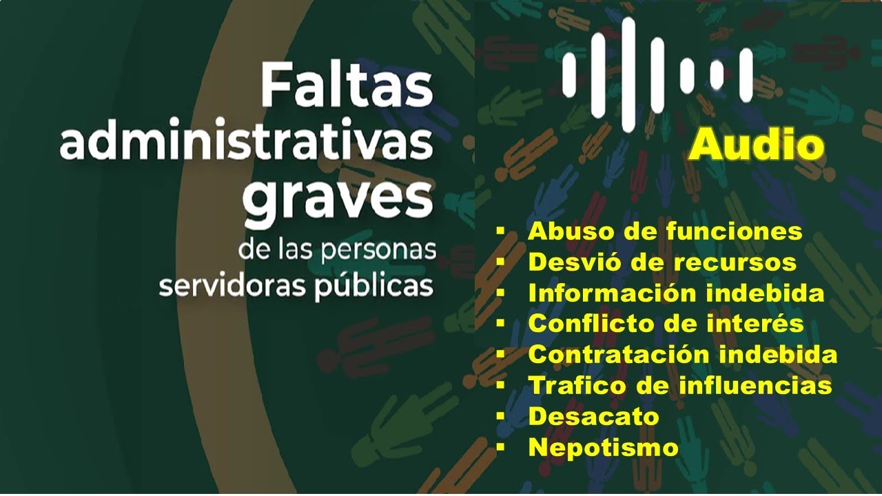 Faltas Administrativas Graves De Los Servidores Pﾃｺblicos 豫 Secretarﾃｭa