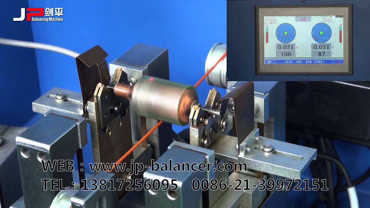 Micro Rotor Balancing Machine Youtube