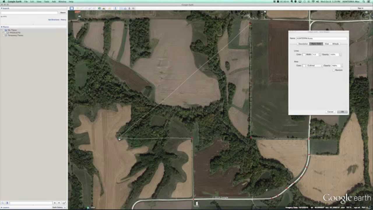 Google Earth Tutorial Part 1 Tracing A Property Border Youtube