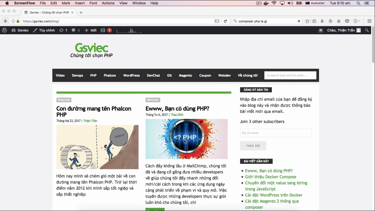 Cháº Y Composer Php Trong Docker Youtube