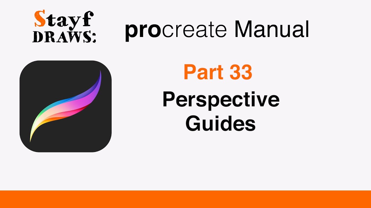 Procreate Tutorial Part 33 Perspective Guides Youtube