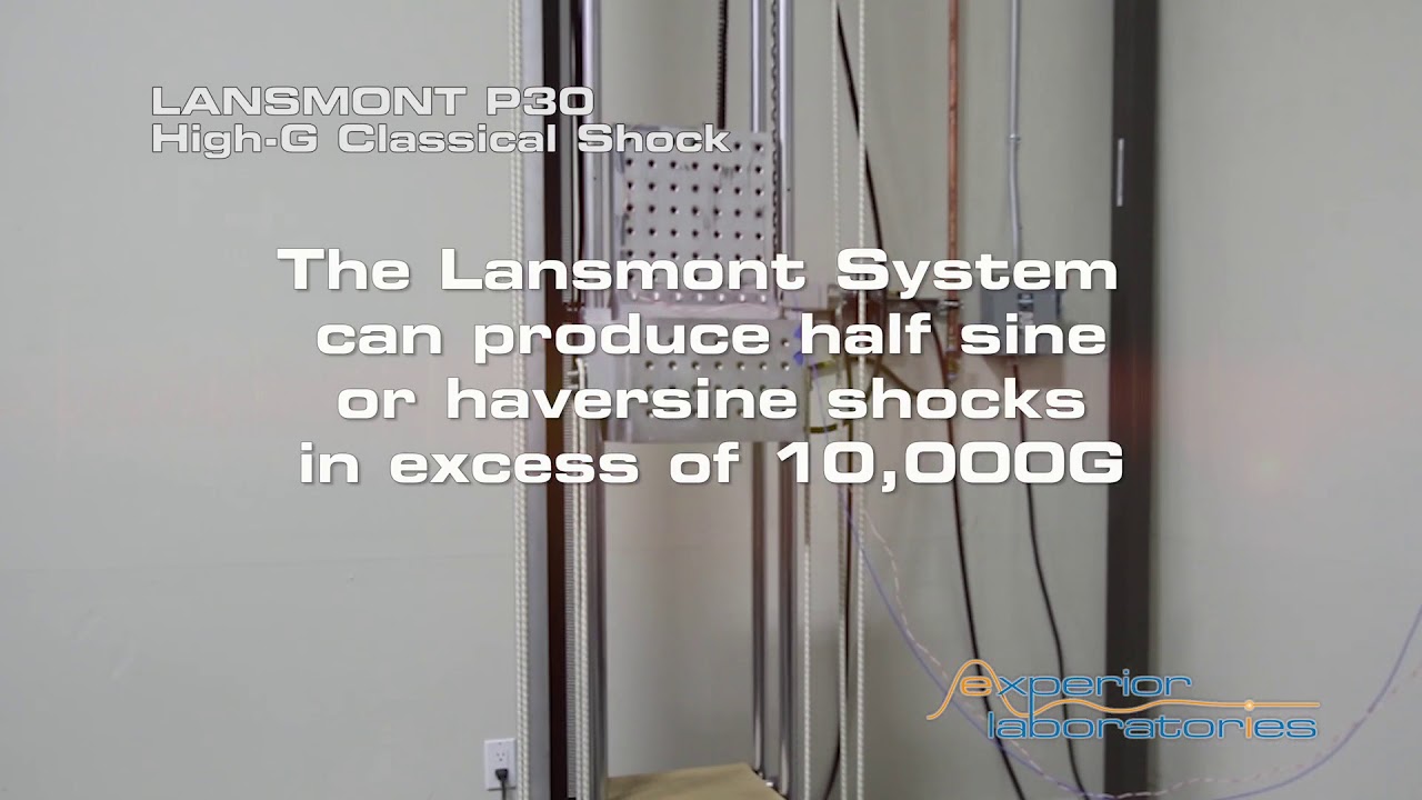 Lansmont P30 High G Classical Shock Testing System Youtube