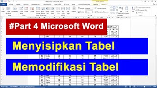 Cara Membuat Tabel Di Ms Word Metode Singkat Untuk Menyisipkan Tabel ...