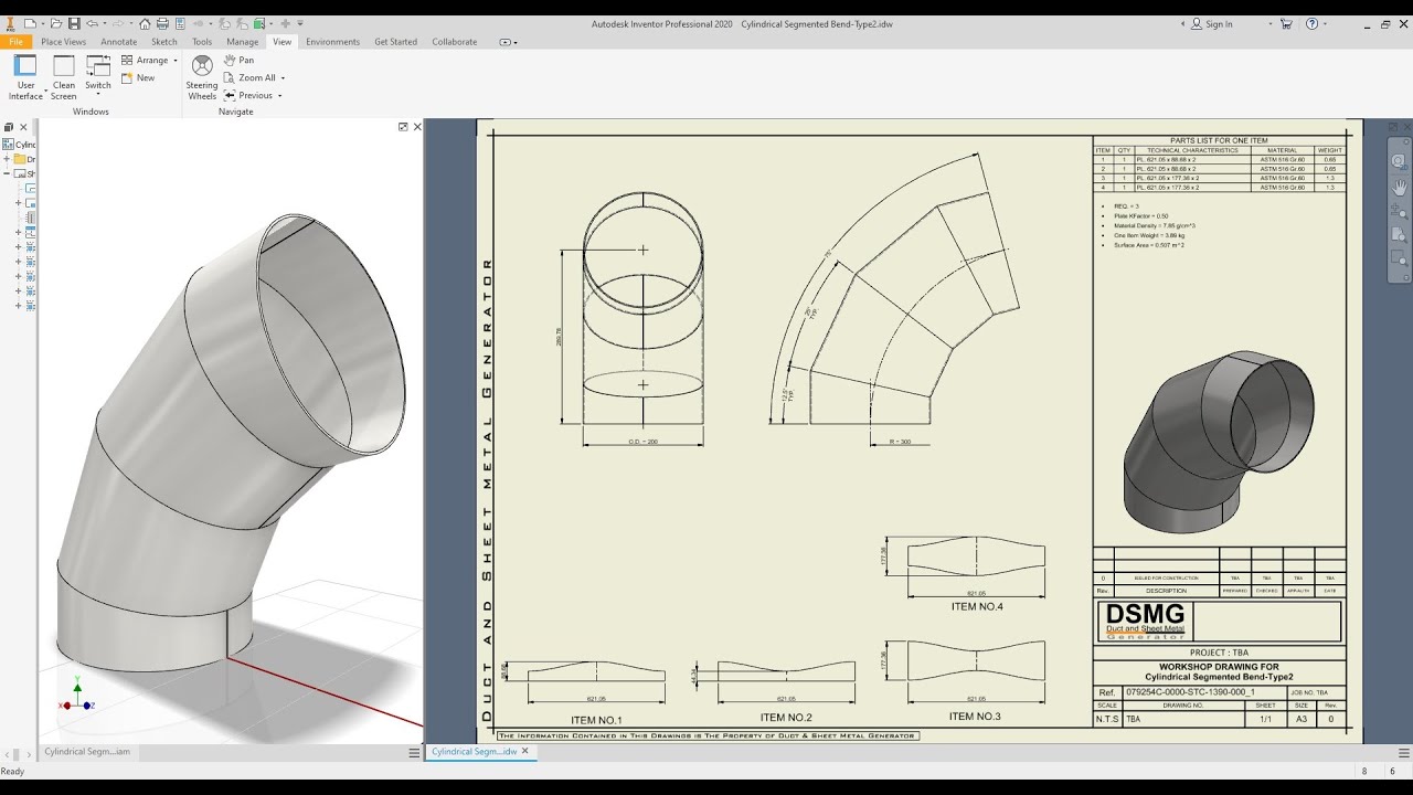 Advanced Autodesk Inventor Training For Static Equipment Duct Design