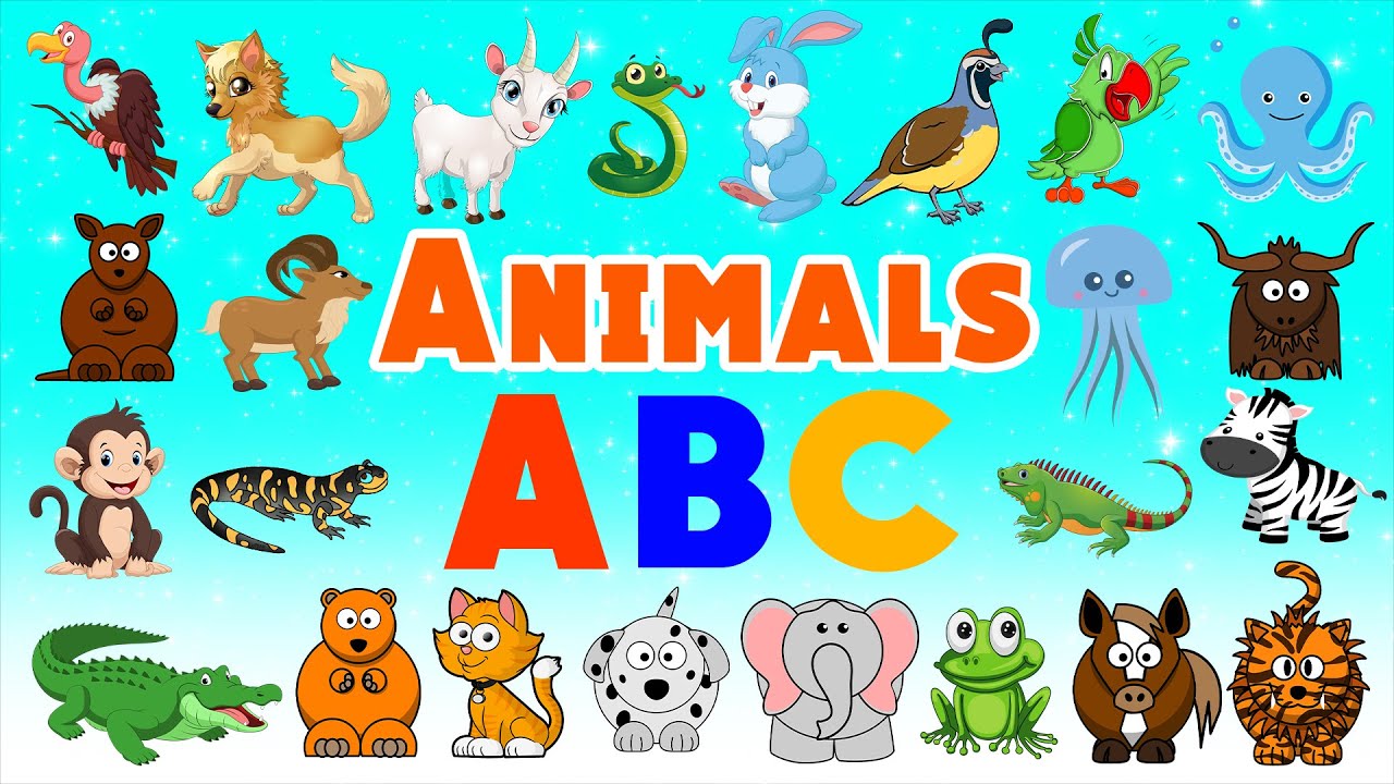 Animals Abc Song Nursery Rhymes For Babies Littlekidstv Youtube