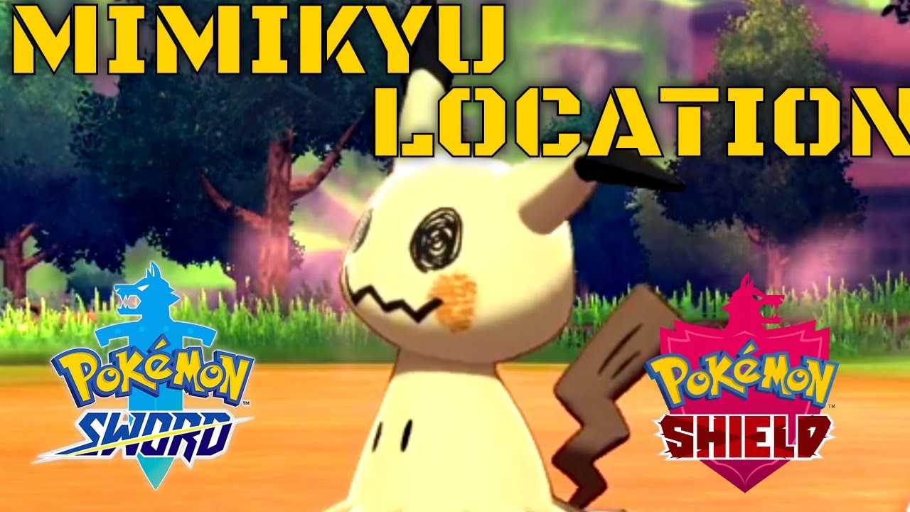 Pokemon Sword And Shield Mimikyu Location Youtube