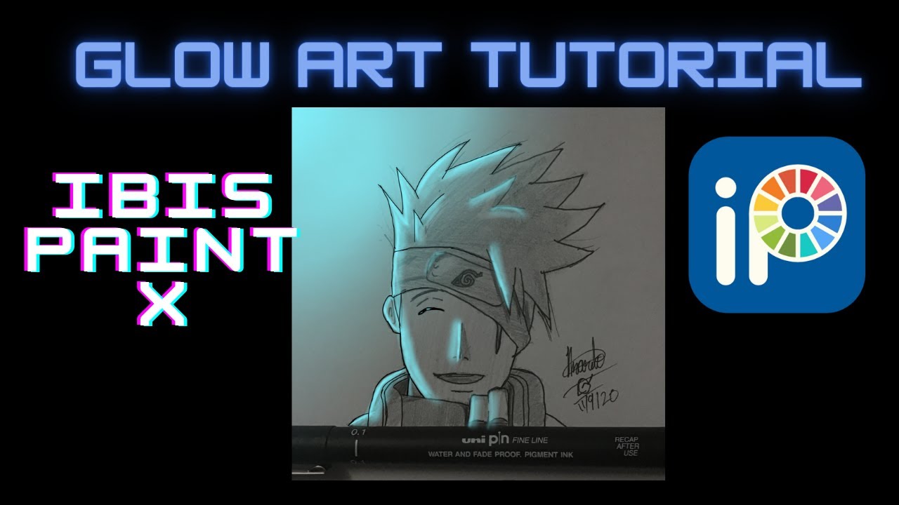 How To Add Glow Effect To Your Art In Ibis Paint X Youtube