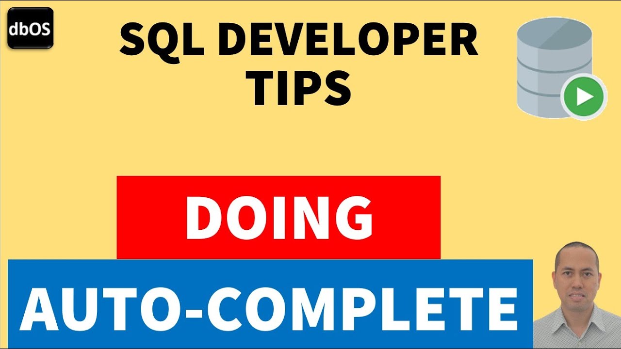 Auto Complete In Sql Developer Youtube