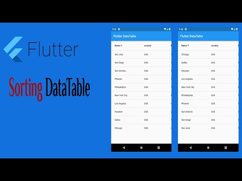 20 Flutter Sorting Datatable Youtube