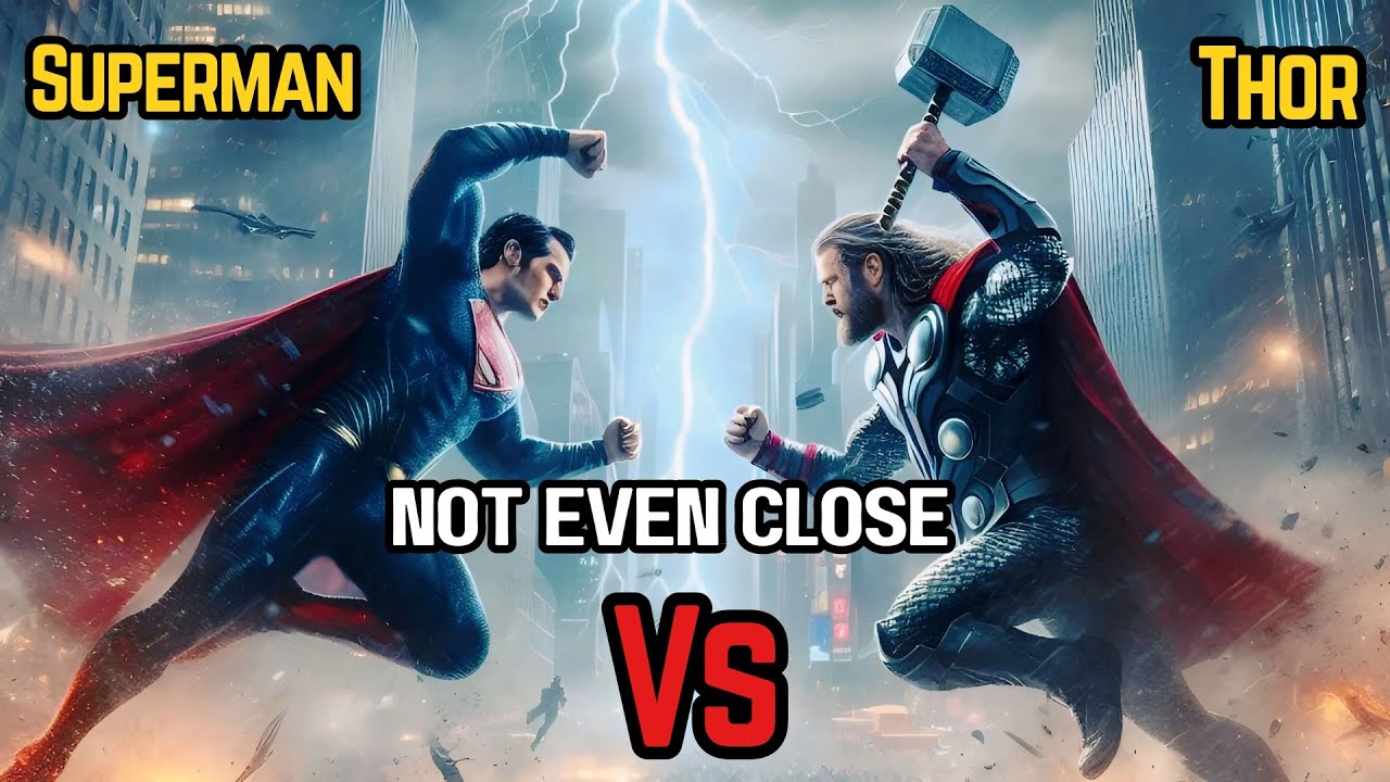 Why Superman Vs Thor Isn T Even A Close Fight Superman Thor