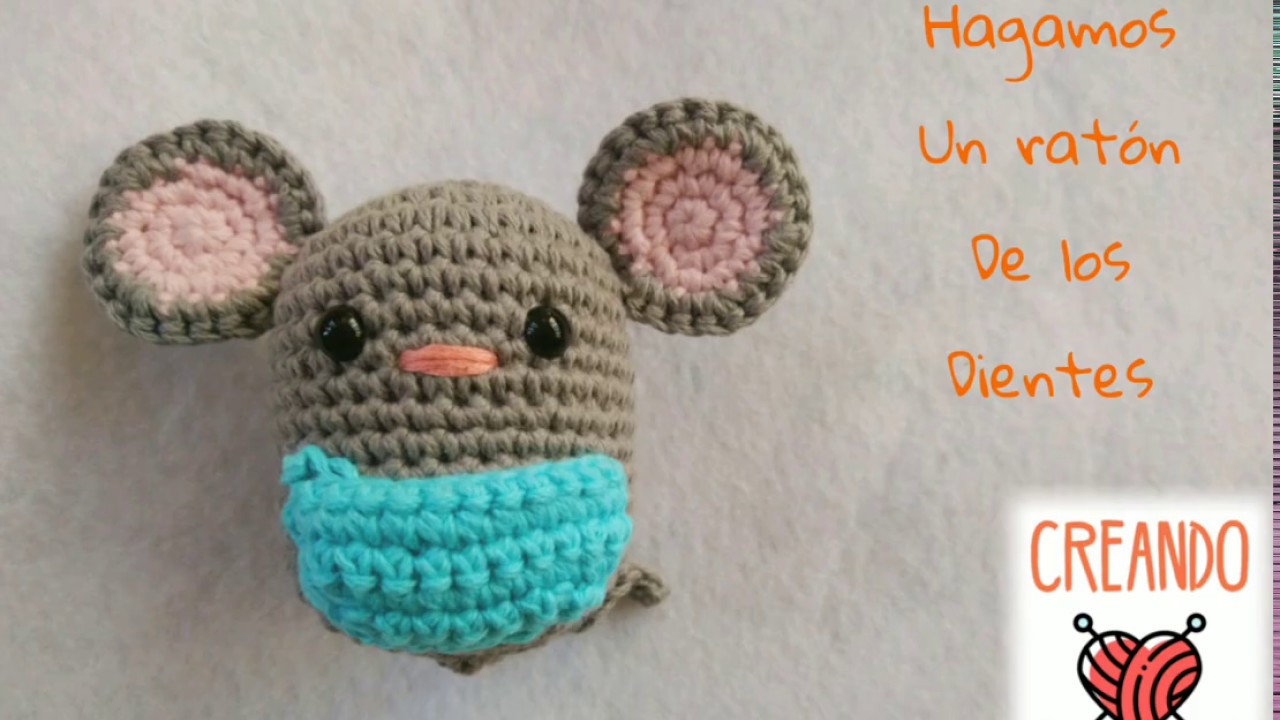 Cómo Hacer Un Raton Tejido Amigurumi Ratón De Los Dientes Parte 1 De