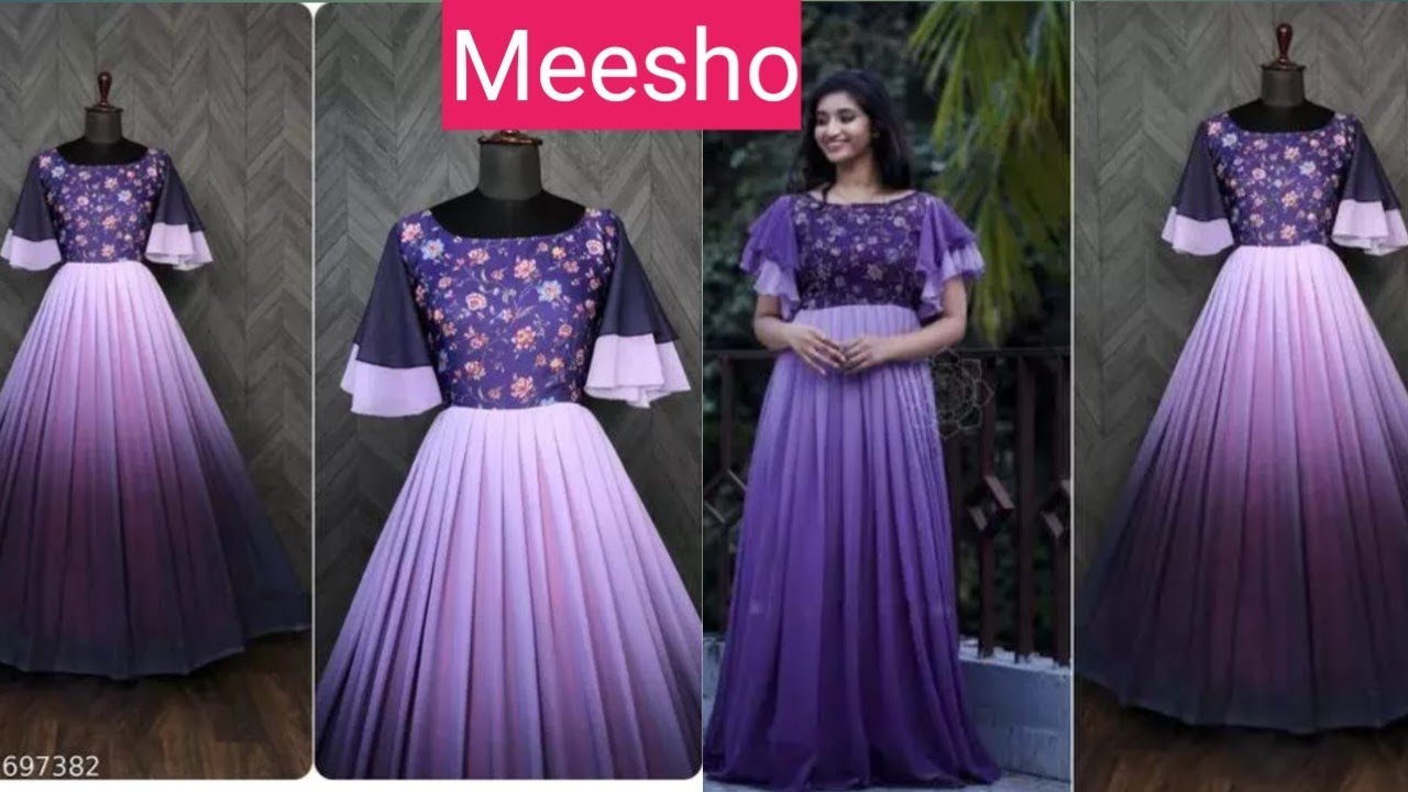 Meesho Unboxing Most Trending Beautiful Designer Long Dressрџ њ Must Try