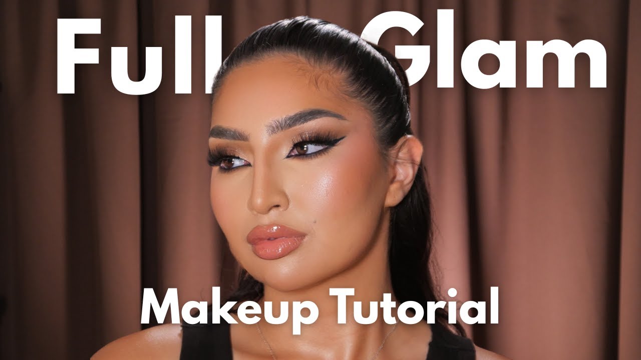 Easy Full Glam Makeup Tutorial Beginner Friendly Youtube