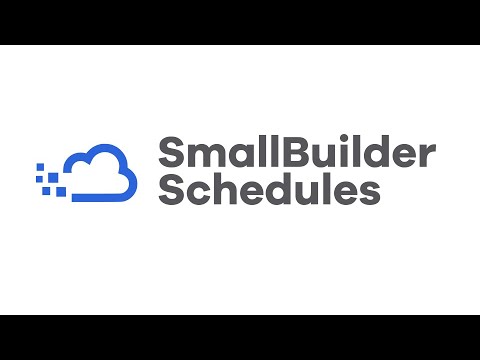 Smallbuilder Schedules Youtube