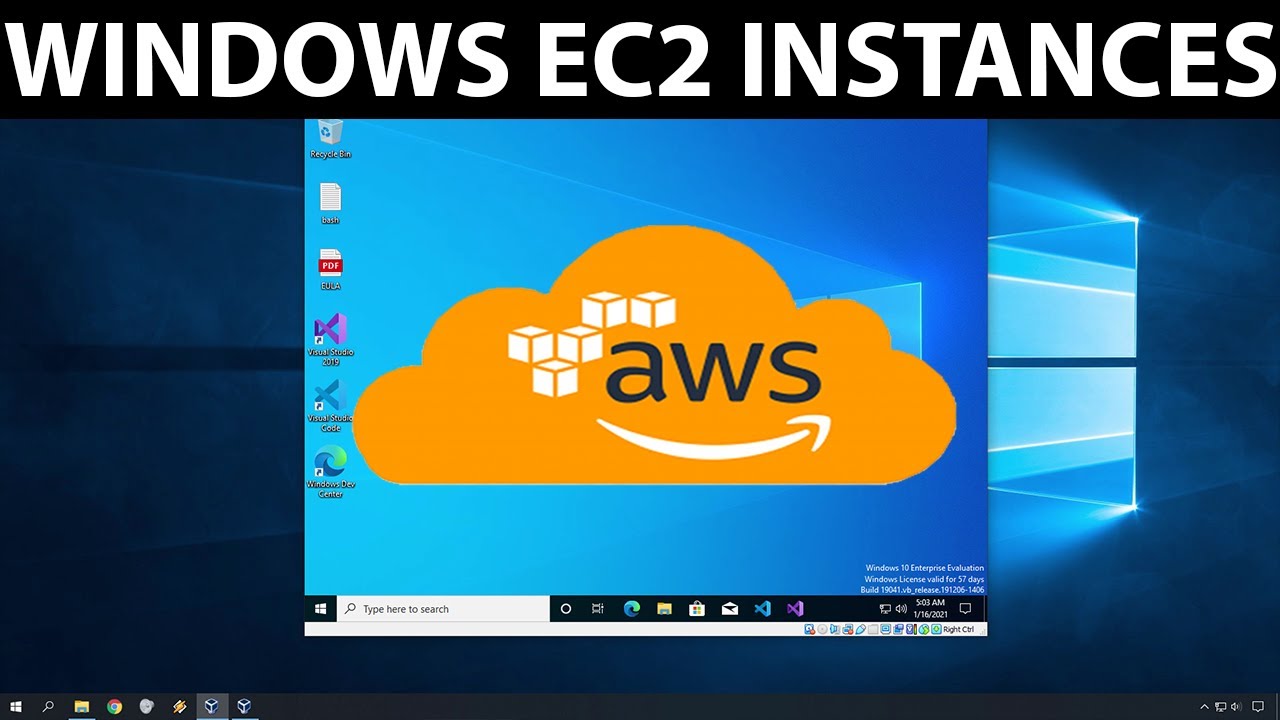 How To Launch Aws Ec2 Windows Instances Youtube