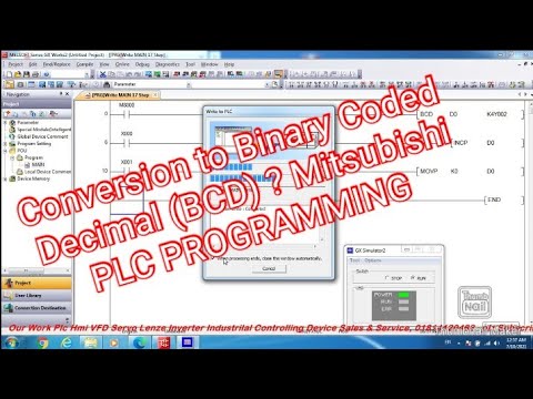 Conversion To Binary Coded Decimal Bcd Mitsubishi Plc Programming