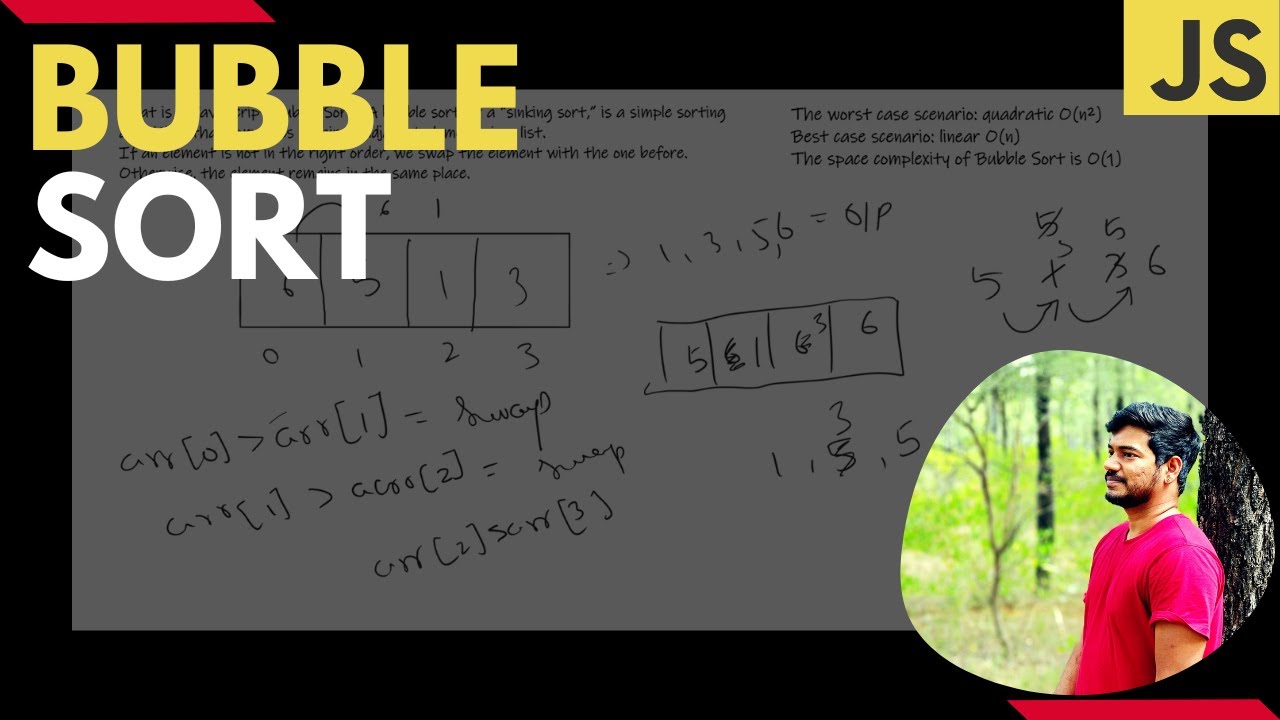 Bubble Sort With Visualization Javascript Youtube