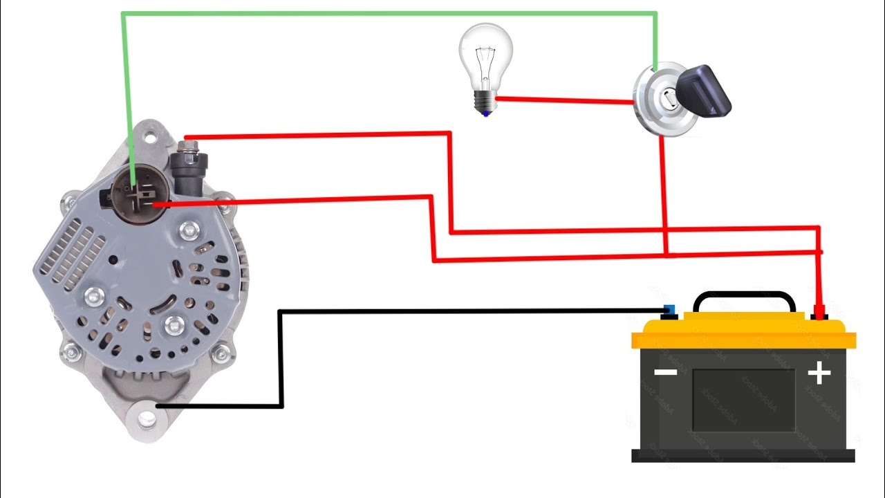 Denso 12v 60a Alternator Wiring Diagram How To Connection 3 Pin