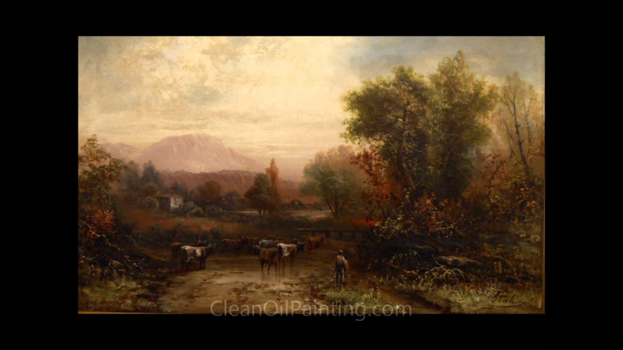 Oil Painting Restoration Youtube