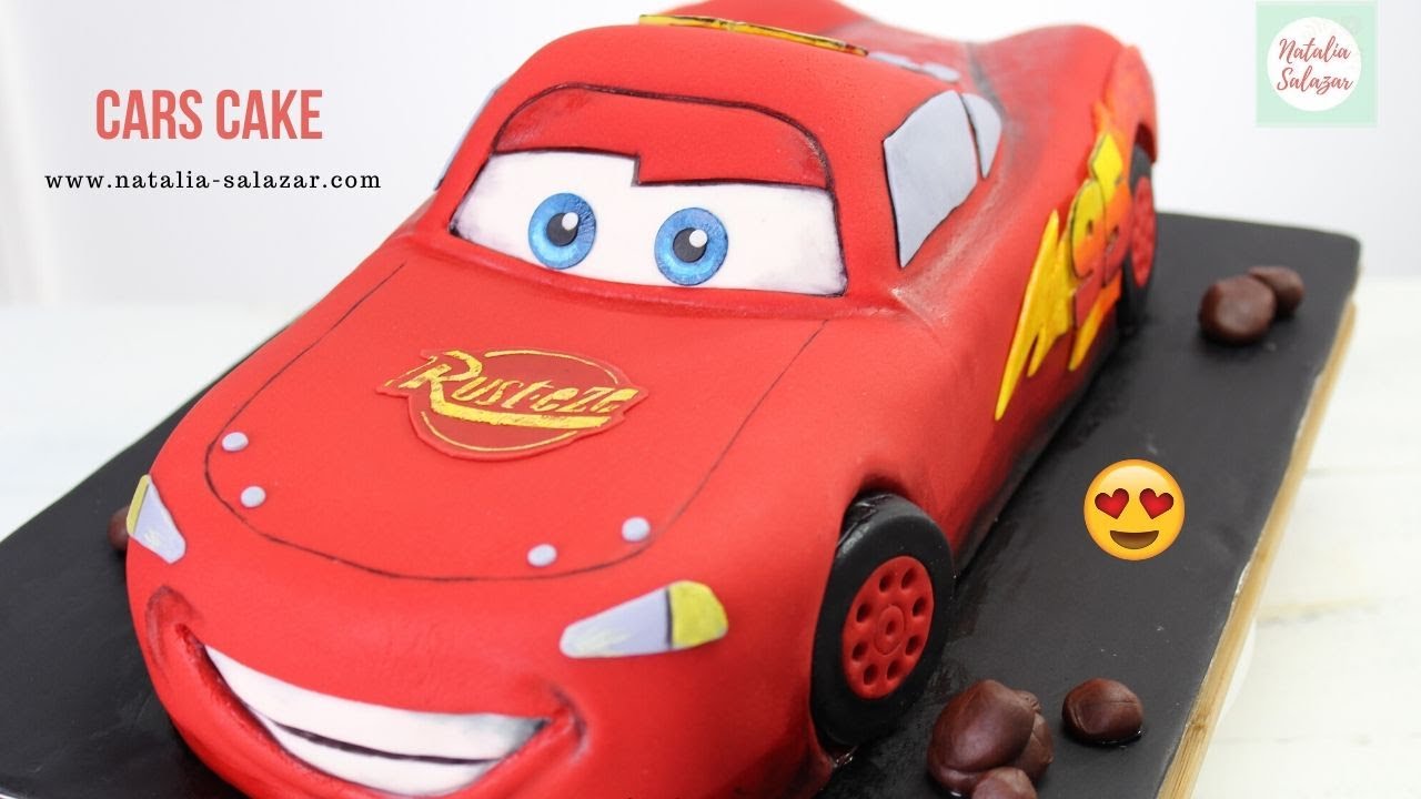 рџљ Torta Rayo Mcqueen Cubierta En Fondant Paso A Paso Cars Cake Natalia