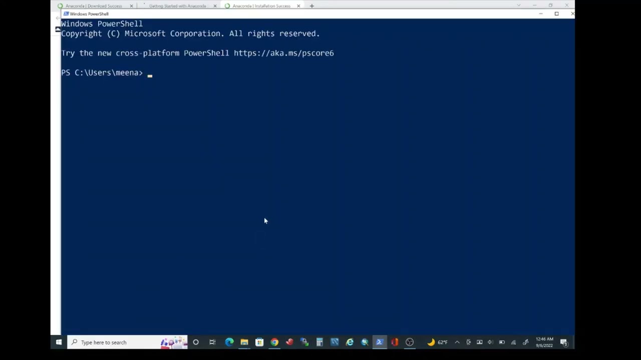 Fall2022 Python3 Anaconda Installation On Windows Youtube