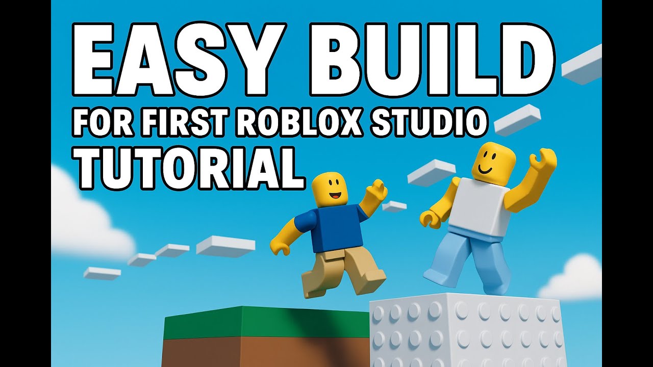 Easy Build For First Roblox Studio Tutorial Youtube