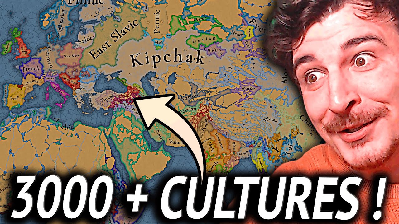 The Complete Eu5 Culture World Map Language Mechanics Youtube