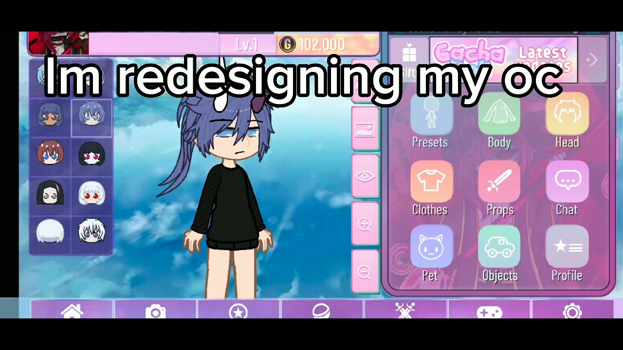 Redesigning My Oc S Youtube