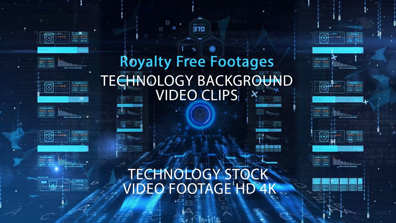Technology Video Clips Hi Tech Background Video Technology