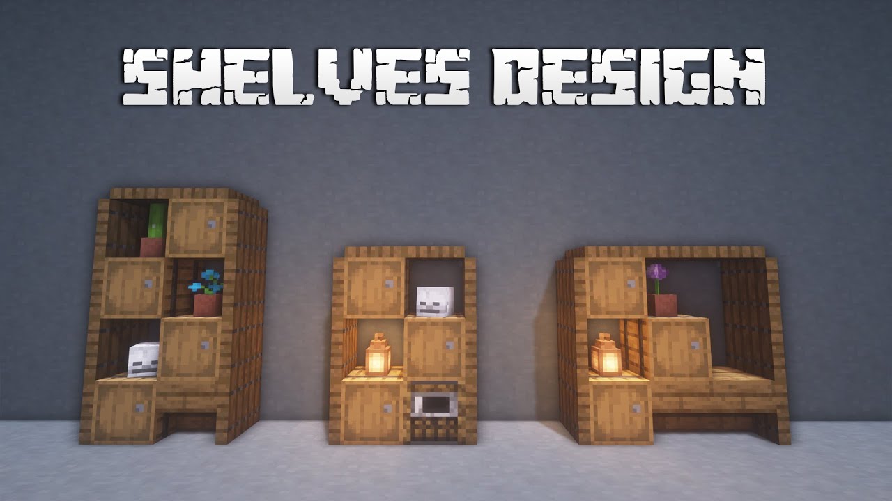 How To Make Store Shelves In Minecraft First Open Your Crafting