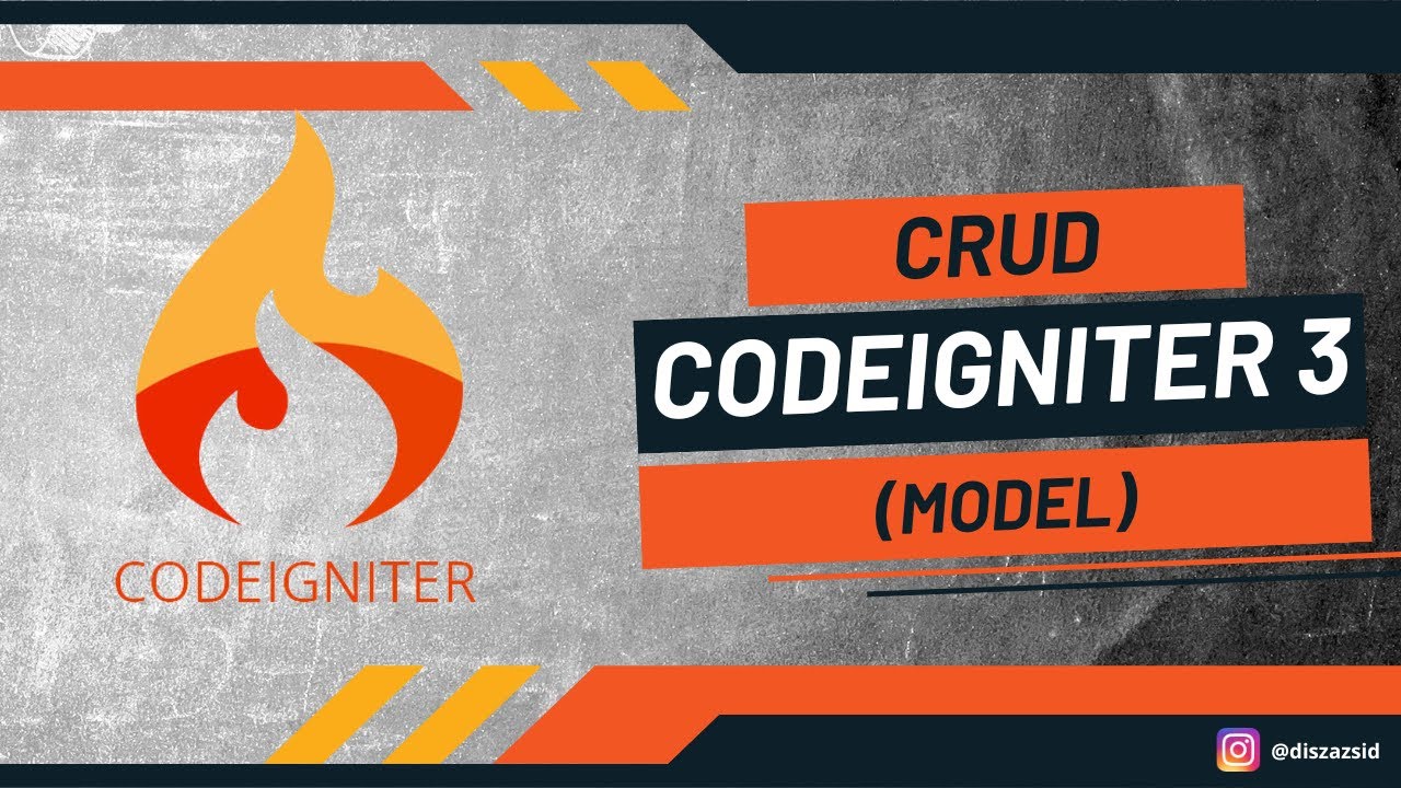 Belajar Codeigniter 3 Model Youtube
