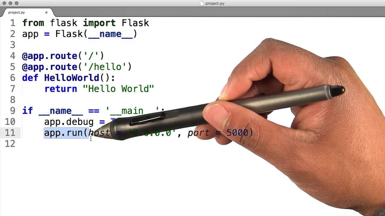 Running Your First Flask Application Youtube