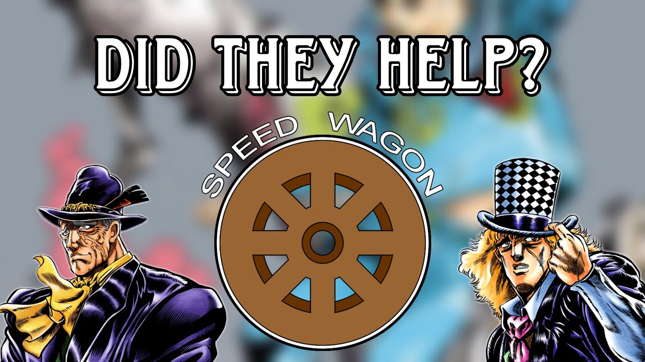 How Did The Speedwagon Foundation Help In Jjba Youtube