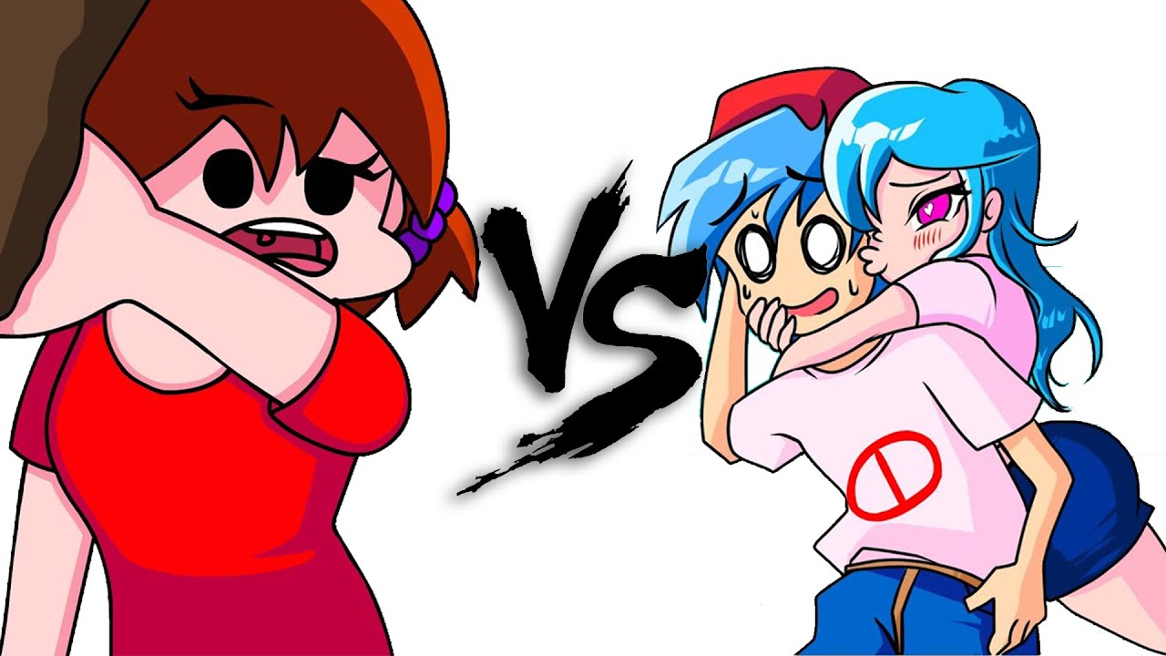 Fnf Girlfriend Vs Boyfriend X Sky рџґµ Fnf Animation Youtube