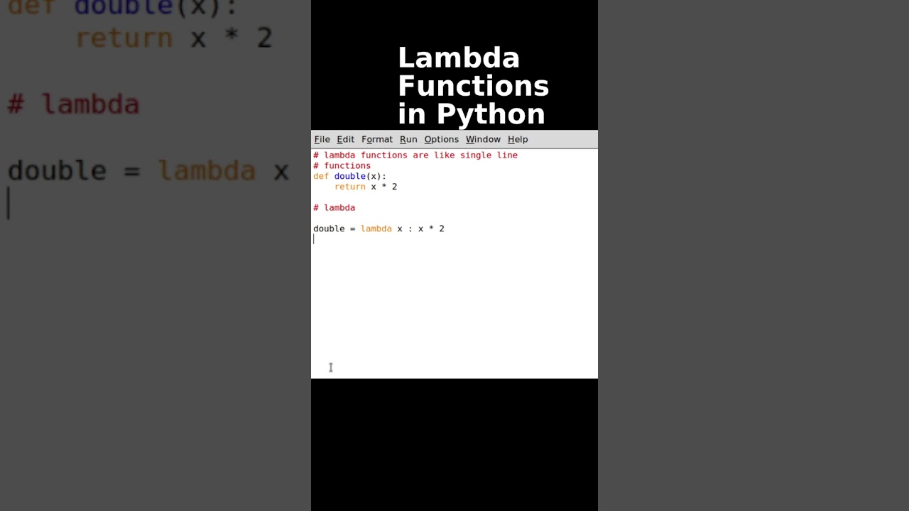 Python Tricks Tips 2 Shorts Lambda Functions Quadexcel