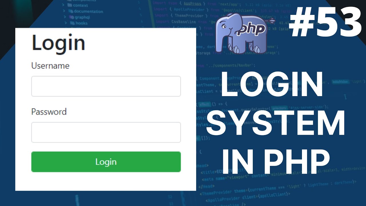 Login System In Php Mysql With Session User Login In Php Php