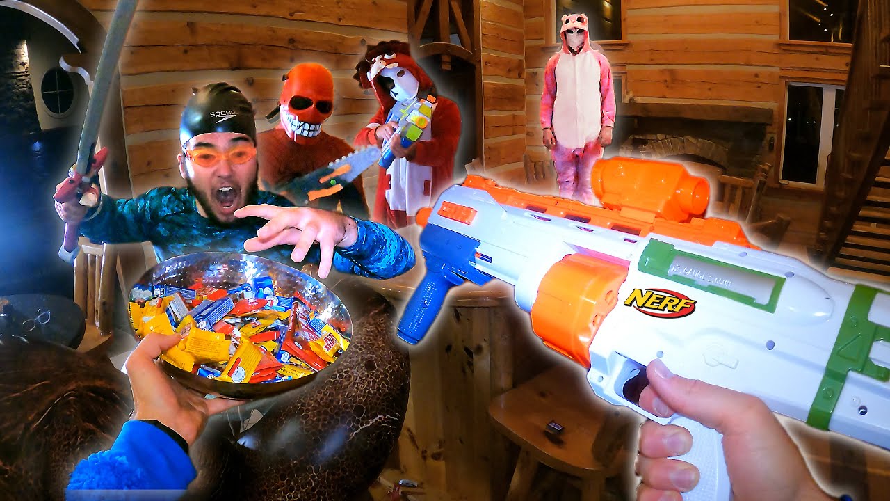 Nerf Gun War Halloween Battle First Person Shooter Youtube