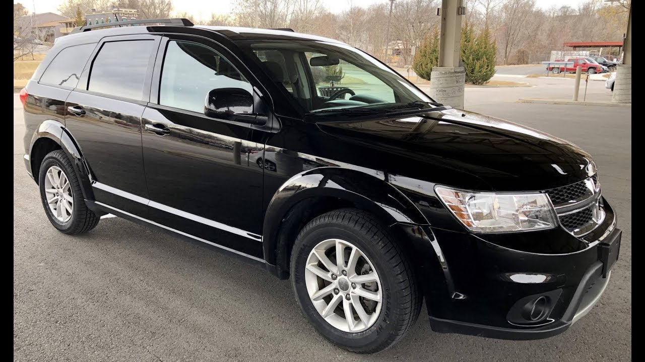 2015 Dodge Journey Sxt 57k Pitch Black Clear Coat Youtube