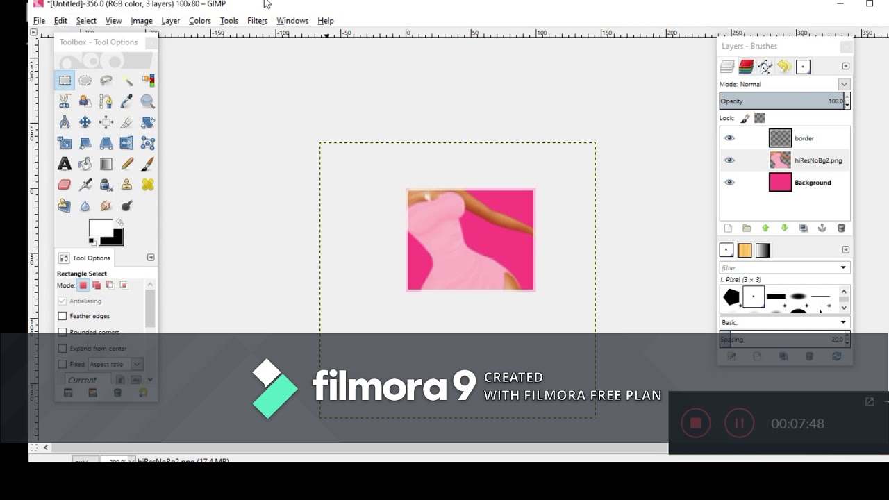 How To Make Imvu Icons Using Gimp Youtube