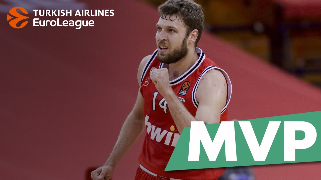 Turkish Airlines Euroleague Mvp Of The Week Sasha Vezenkov Olympiacos